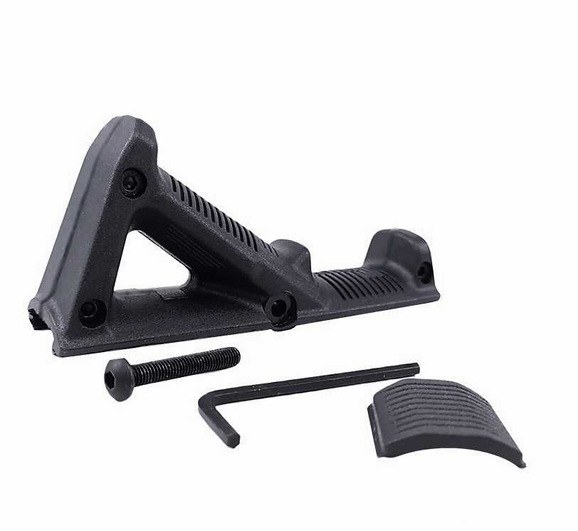 Triangle Angled Fore Grip Hand Stop Polymer Low Profile Tactical AR ...